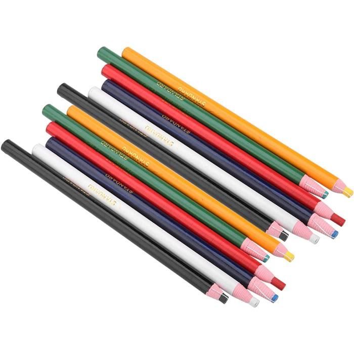 Crayon effaçable, Crayon à Coudre Tissu Non Toxique Couleurs mélangées ...