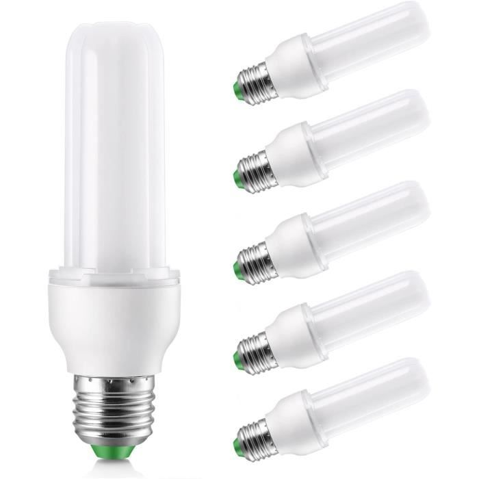 APL-Lot de 6 Ampoules LED Forme de Barre 9W (Équivalent 75W) Culot E27 Blanc Froid (6000K ...