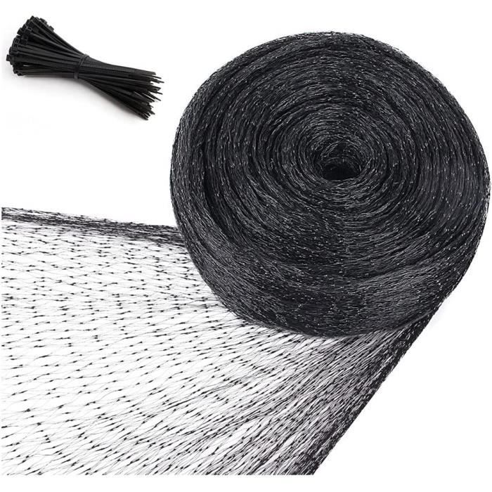 Filet Anti-Oiseaux pour la Protection du Jardin, Filet de Jardin 4 X 10 M, Filet de Volaille ...