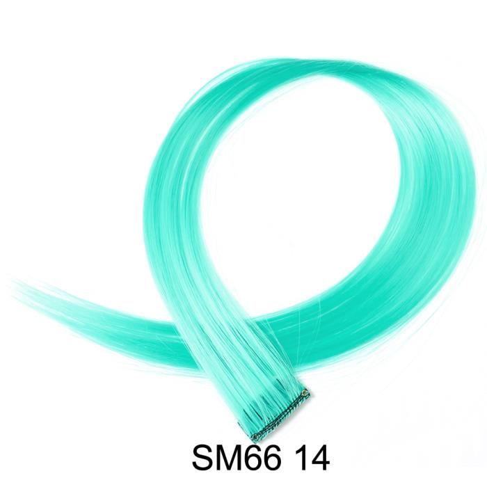 Accessoires coiffure,Extensions capillaires synthétiques à Clips pour ...