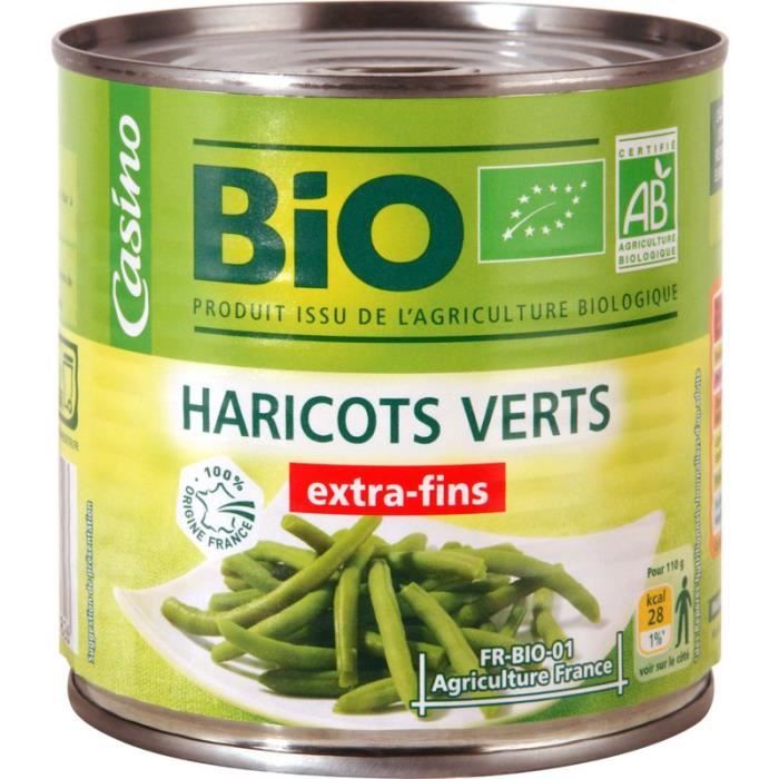 Haricots extra fins - Bio - 220g - Cdiscount Au quotidien