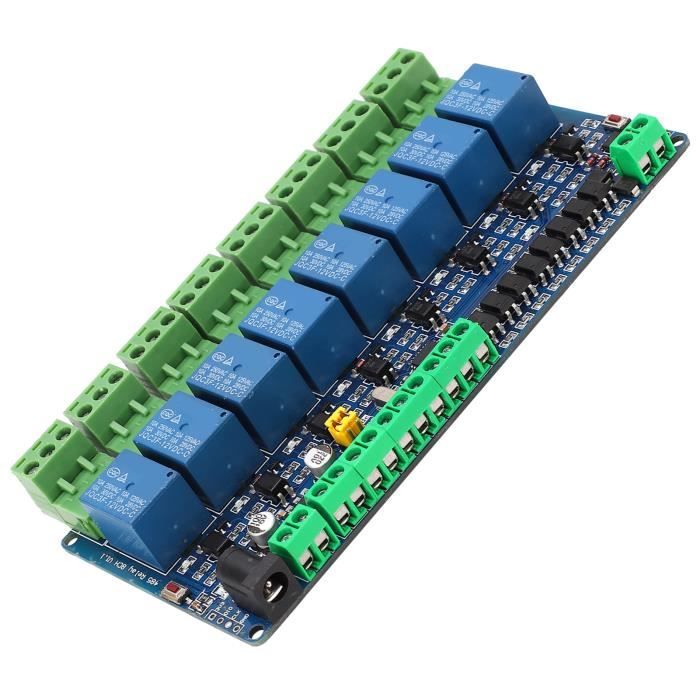 SAL Carte relais RS485 Module de relais d'entrée 8CH Module de relais ...