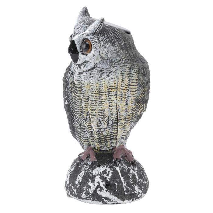 Fafeicy hibou à énergie solaire avec détection Hibou à énergie solaire ...