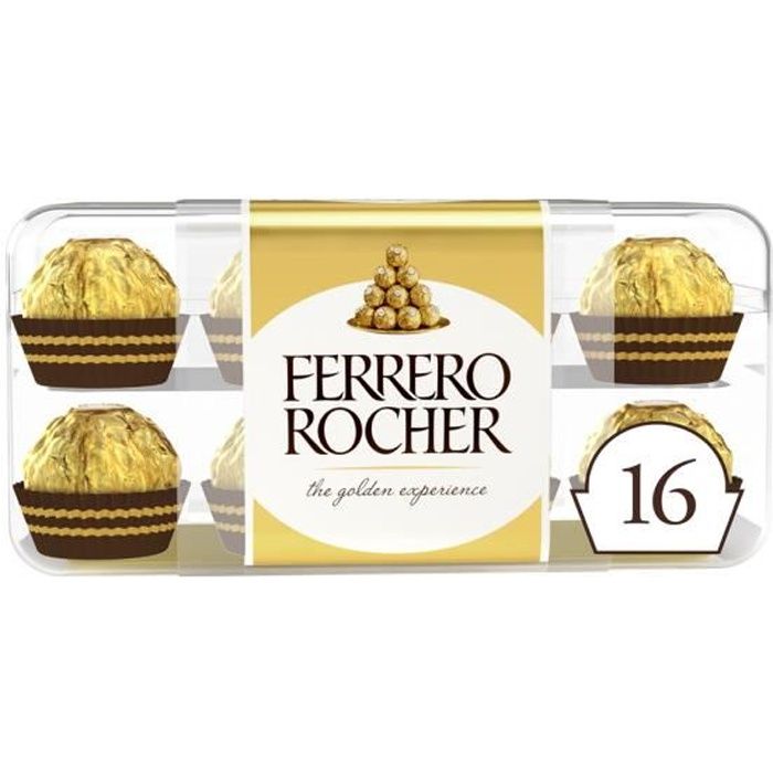 Boites de 16 chocolats Ferrero Rocher - 200g - Cdiscount Au quotidien