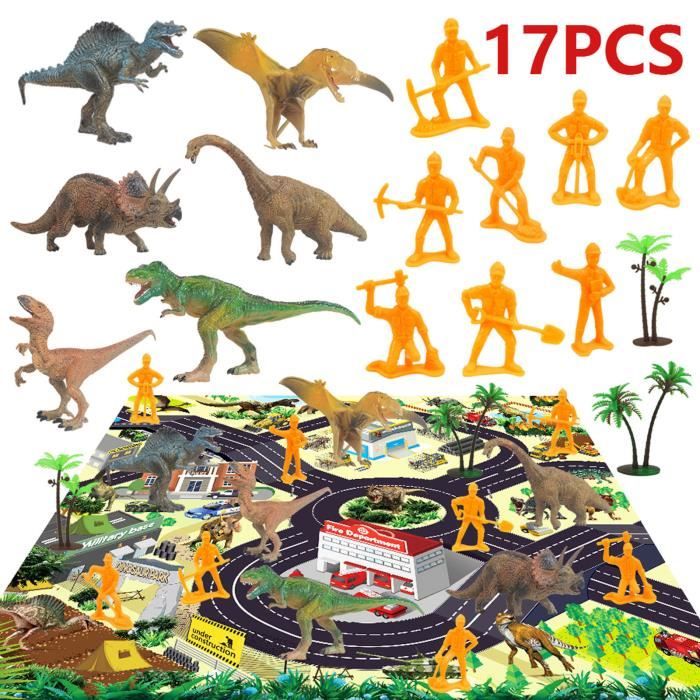 Dinosaur Toys Figure-Tapis de jeu d'activité, ensemble de jeu éducatif ...