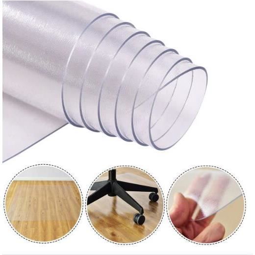 RELAX4LIFE Tapis Protège Sol Transparent en PVC pour Bureau/Maison ...