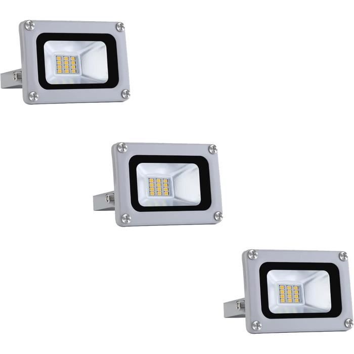 Projecteur D'extérieur Intérieur 10 W 800 Lm, Spots LED 6500 K Super ...