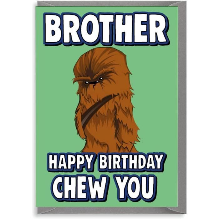 Cheeky Chops Carte d'anniversaire humoristique Star Wars C632 pour[S273 ...