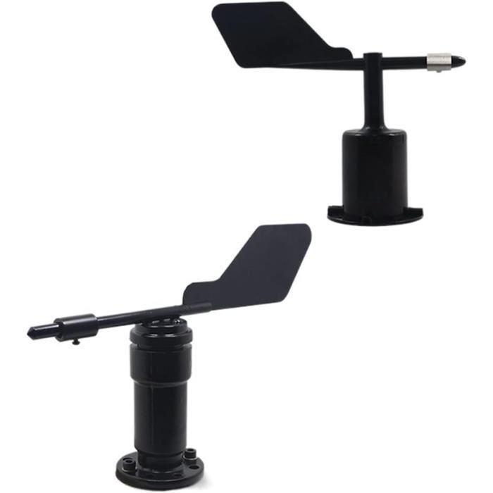 Station Météo Capteur De Vent Mètre De Vent Tout-En-Un 360 Capteur De Direction Du Vent Station ...