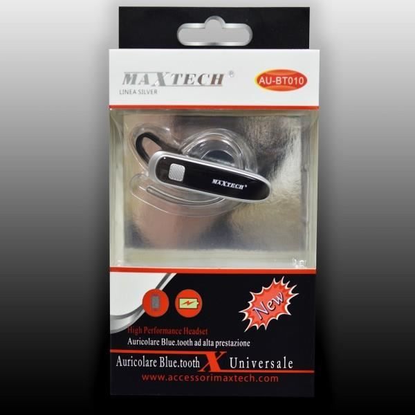 Trade Shop - MAXTECH AU-BT010 CASQUE BLUETOOTH UNIVERSEL POUR SMARTPHONES VERSION 4.2 - Achat ...