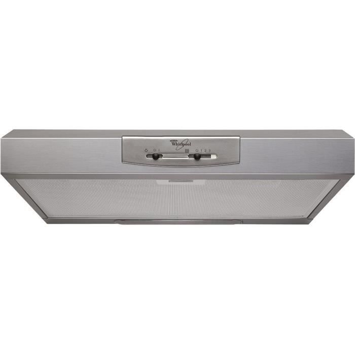WHIRLPOOL AKR 400 IX - Hotte visière murale - Evacuation / recyclage ...
