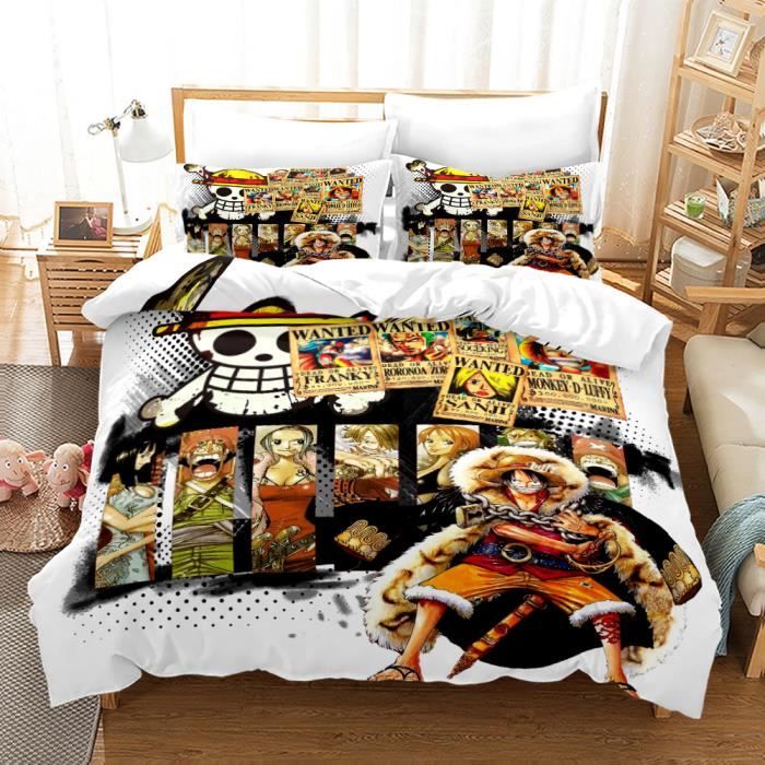 Animé One Piece Luffy Nouveauté Chopper Zoro Sanji Ensembles De Literie