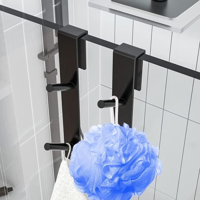 2 Pièces Porte Serviette Porte De Douche,Crochet Paroi De Douche ...