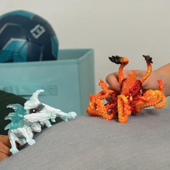 Figurines Duo Pieuvre de Lave vs Insecte de Glace, SCHLEICH 70826 ...