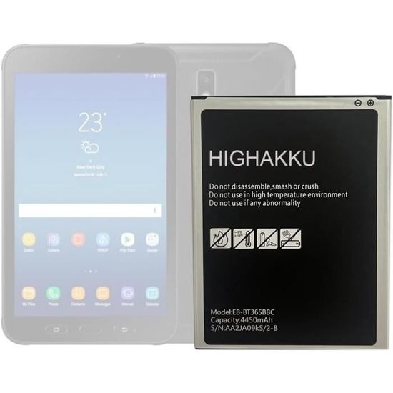 Batterie de rechange EB-BT365BBE EB-BT365BBC compatible avec Samsung Galaxy Tab Active 2 8" SM ...