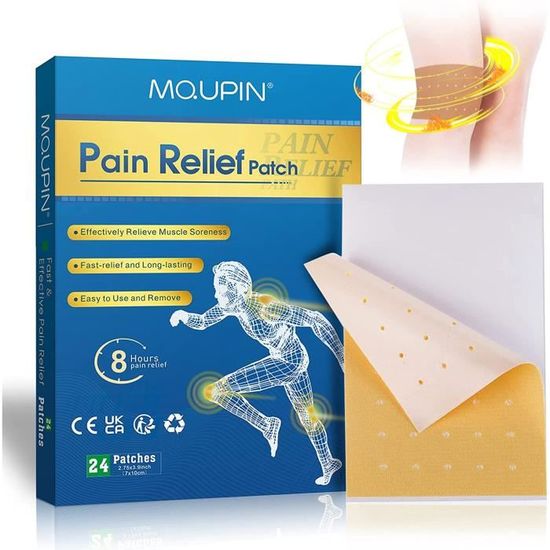 Patchs Chauffants Soulagement Douleur 24 Pansements 12 Heures D ...