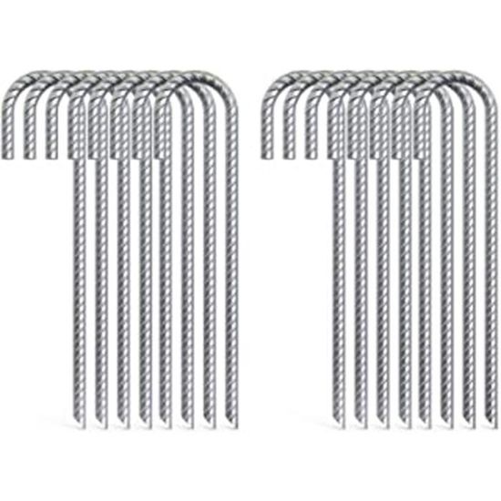 Lot De 16 Piquets D'Armatures En Acier Galvanisé Pour Creuser Des ...