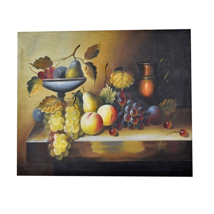 Tableau déco Fruits 2 - Peinture à l'huile - 50 x 60 x 3 cm - Cdiscount ...
