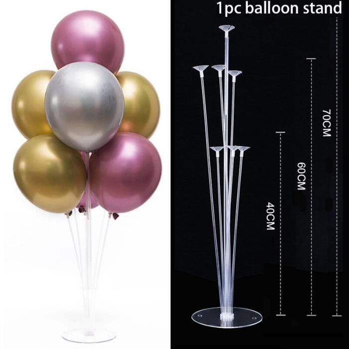 Support de ballon - GF - 7 Tubes - Plastique - Décoration de fête ...