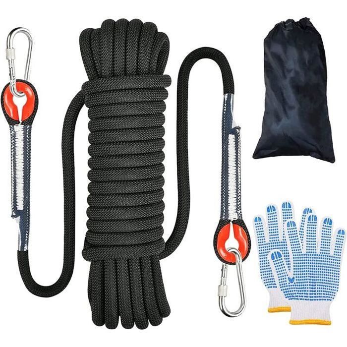 CORDE - MATERIEL DE CORDE 12mm x 10m Corde Escalade Corde Dévacuation ...