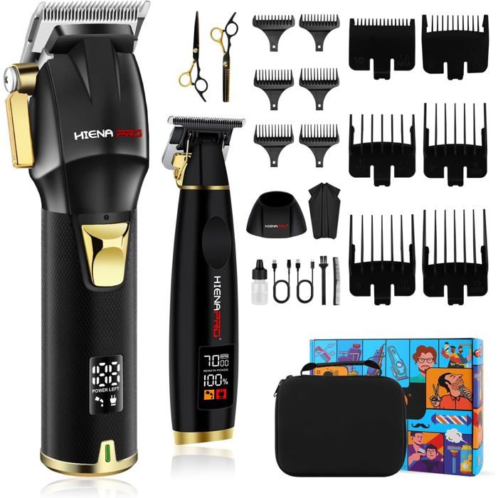 Tondeuse à cheveux professionnelle pour homme-Kit tondeuse à cheveux professionnelle-Tondeuse à ...