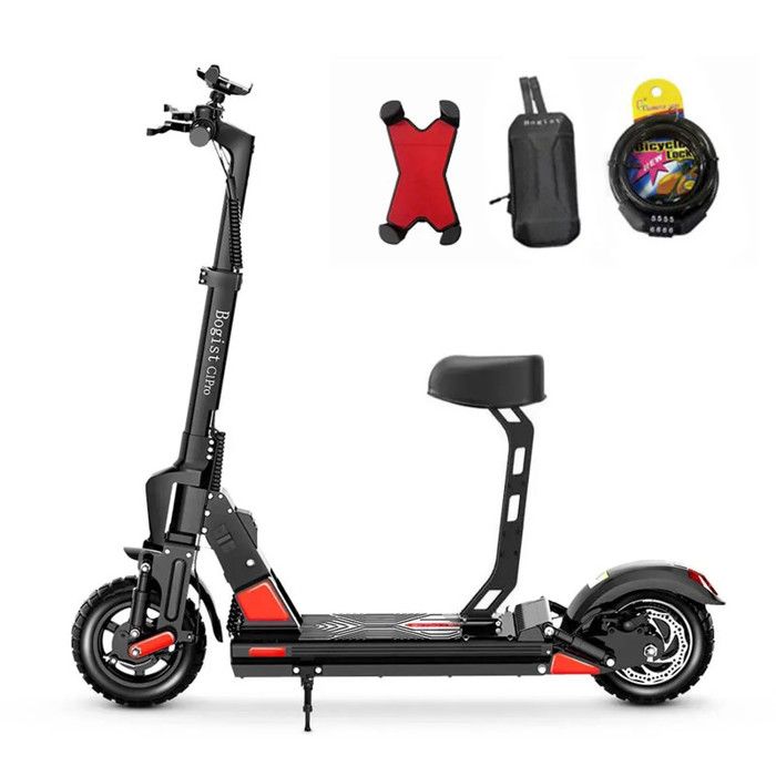 BOGIST C1 Pro Electric Scooter 500W 48V 13Ah 40km Shockproof and Stab ...