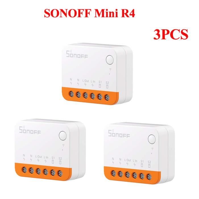 Sonoff minir4 3PCS-Macoff-Mini commutateur intelligent R4 Extreme Wifi ...