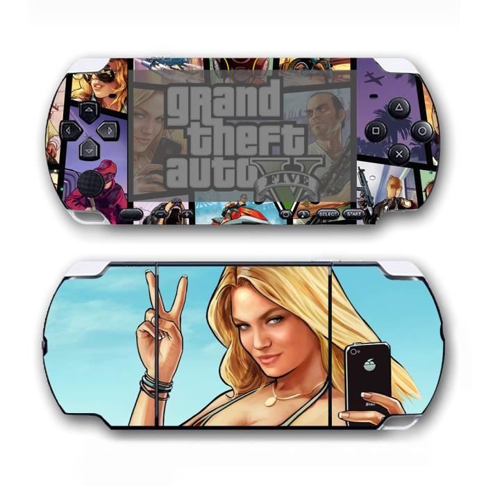 Grand Theft Auto GTA Vinyl Skin Sticker Protector pour PSP3000 PSP 3000 ...