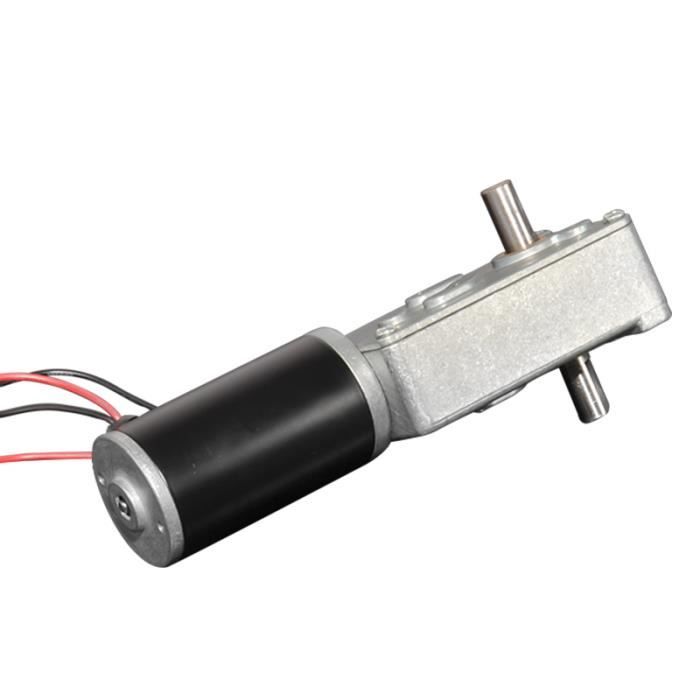 Arbre Double 24 V Moteur à Axe Simple Moteur 12v Cc Moteur à Double Sortie Et Engrenage à