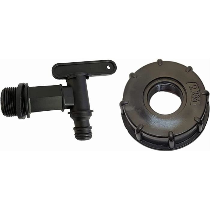 Kit De Robinet En Pvc Pour Réservoir D'Eau De Pluie Adaptateur De ...