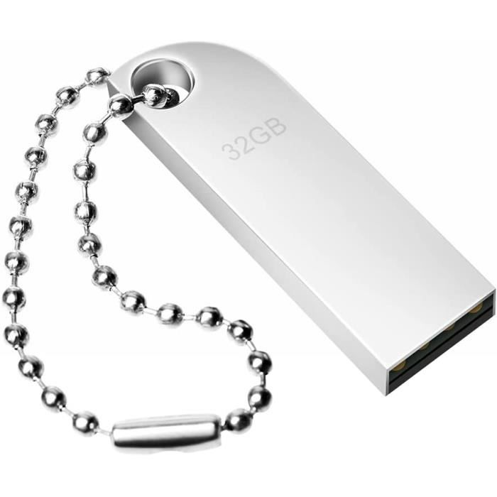 Clé USB 32 Go Clé USB en métal étanche à l'eau et à la poussière Mini ...
