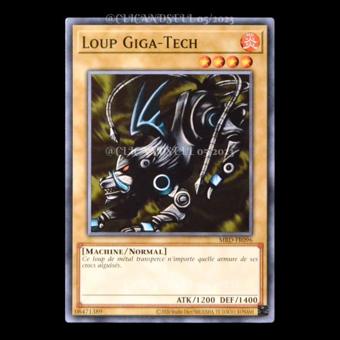 Carte YU-GI-OH MRD-FR096 Loup Giga-Tech - Cdiscount Jeux - Jouets Carte YU-GI-OH MRD-FR096 Loup Giga-Tech - Cdiscount Jeux - Jouets