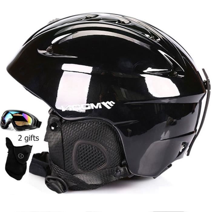 MS86-04 - L(58-61cm) - Casque de ski avec lunettes pour homme adulte ...