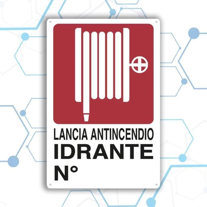 Panneau Anti-Incendie En Pvc 30 Cm X 20 Cm Panneau Auto-Adhésif | Sign ...