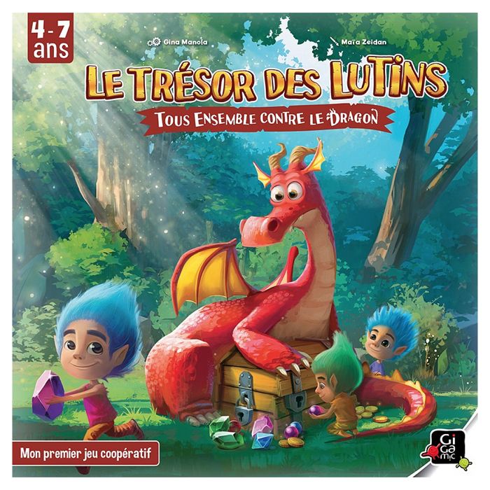 Jeu de société - GIGAMIC - Trésor des lutins - Itinéraire - Course ...