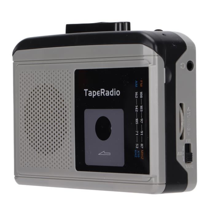 HURRISE Magnétophone Lecteur de cassettes Radio AM/FM portable Lecteur ...
