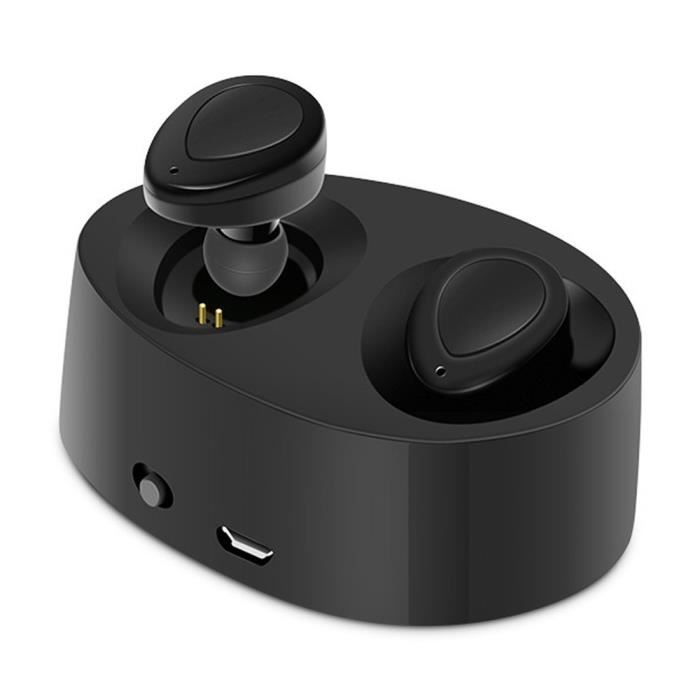 Mini écouteurs sans fil avec microphone Micro casque Bluetooth Ecouteur ...