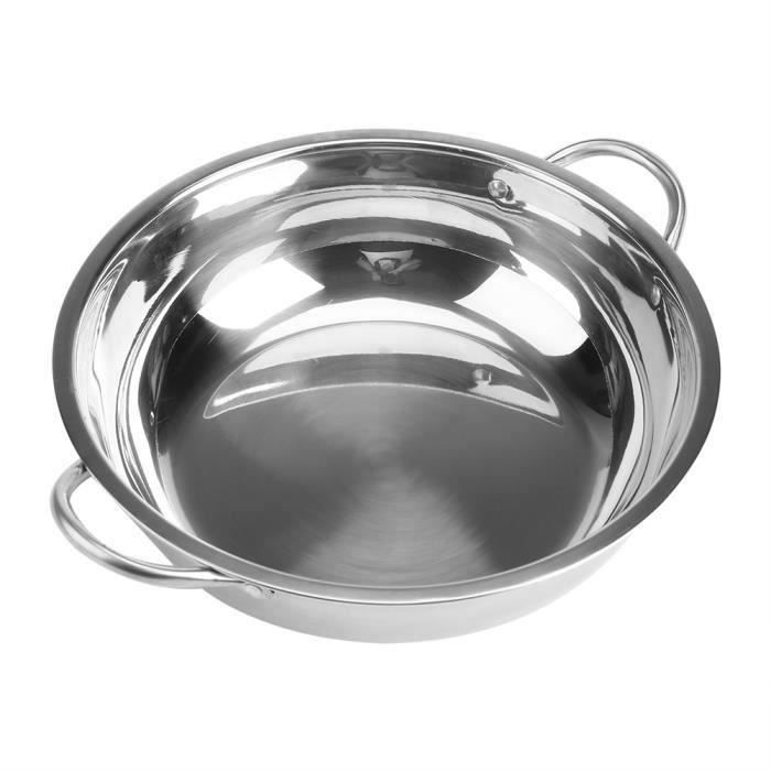 Trust-Marmite 30CM Acier Inoxydable Hot Pot Cuisinière À Induction ...
