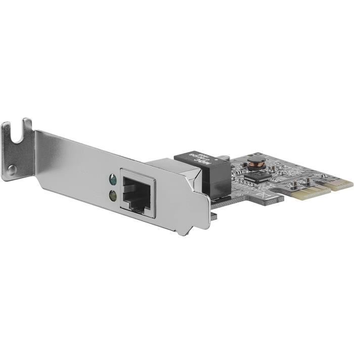 Carte Réseau Pcie 1 Port - Profil Bas - Port Rj45 - Chipset Realtek ...