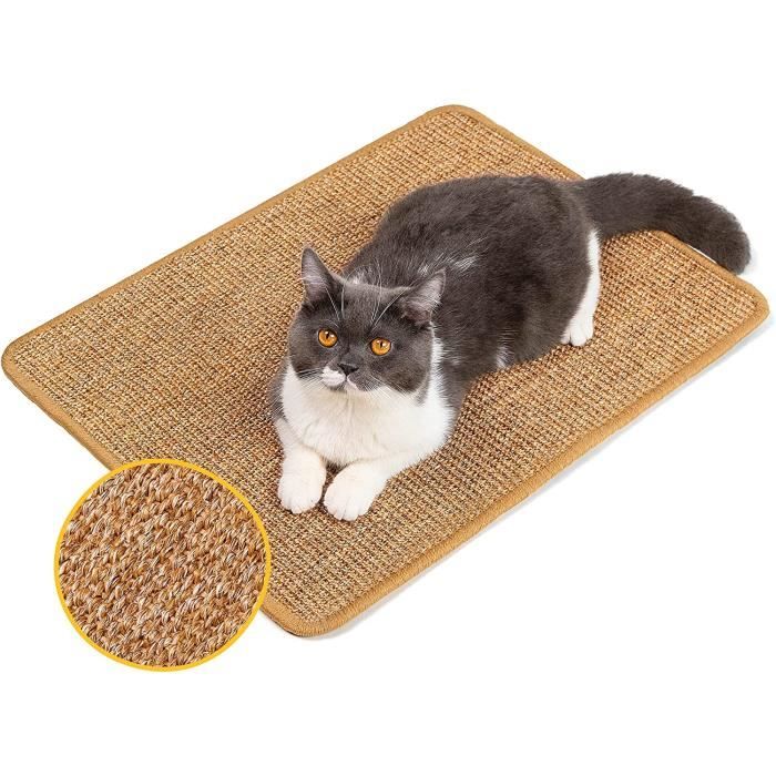 Conlun Tapis Griffoir pour Chat Mural,Grattoir Chat en Sisal Naturel ...