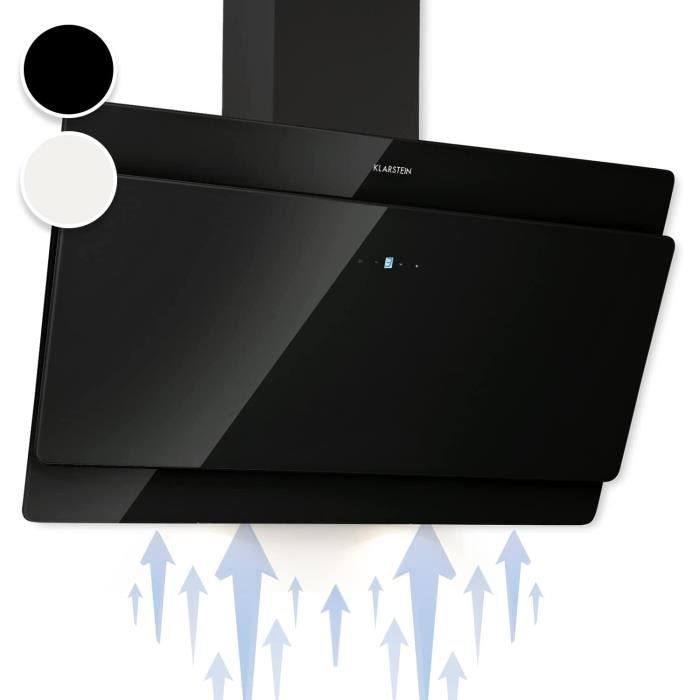 Klarstein Hotte Aspirante 90cm, Hottes de Cuisine Inclinées, Filtre de ...