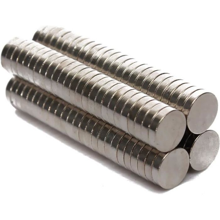 Aimants Ronds - TEMPSA - 100PCS - N50 - 8x2mm - Puissants et ...