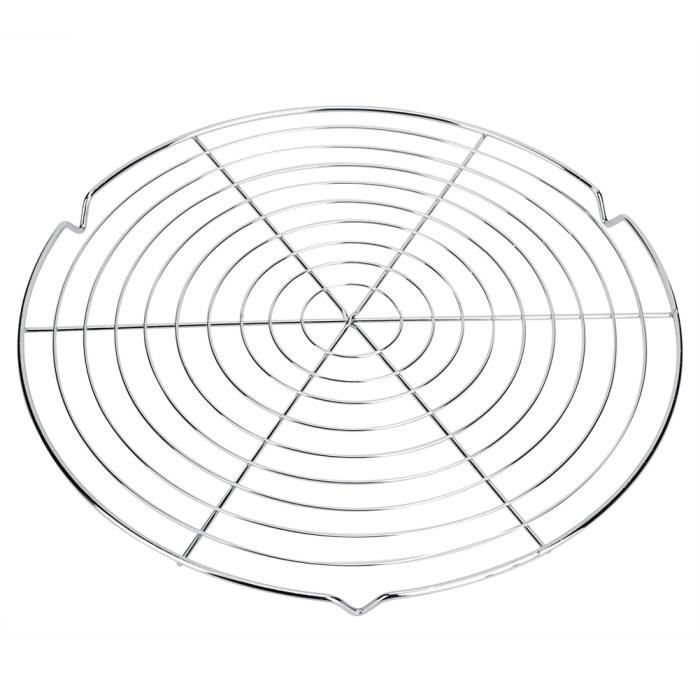 CHE Round Shape BBQ Wire Mesh Grill Net Barbecue Grilled Grid Rack ...