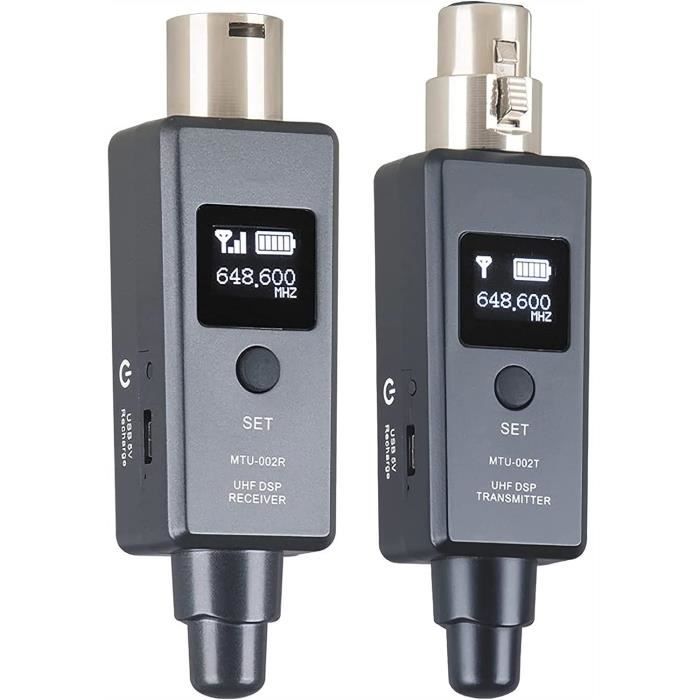 Micro Sans Fil 1 Paire De Microphones Système Sans Fil Microphone ...