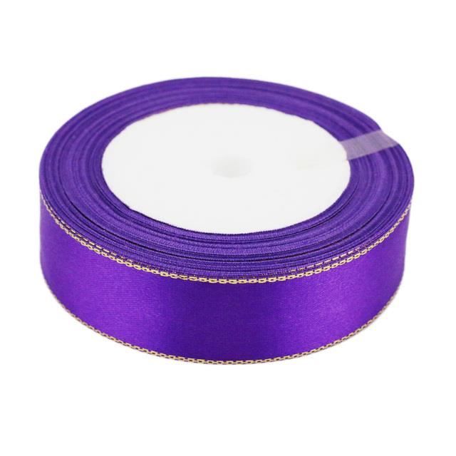 Ruban,Violet-20mm--Ruban en Satin Blanc avec Bord localité de 20mm ...