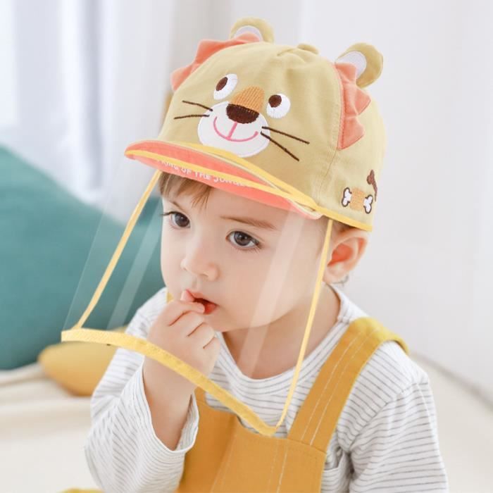CASQUETTE,Lion-4-9 Months--Chapeau de Protection du visage pour bébé de ...