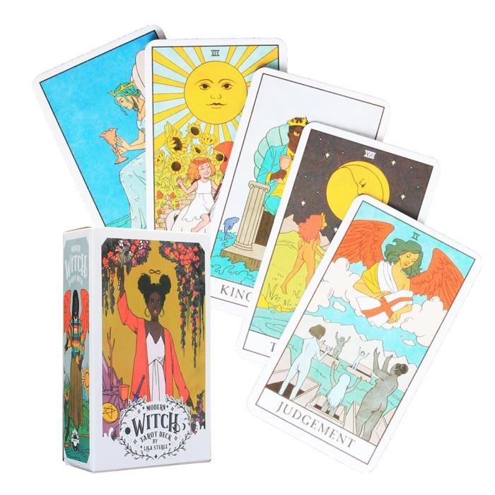 Modern witch -Jeu de société Tarot de soirée holographique en famille ...