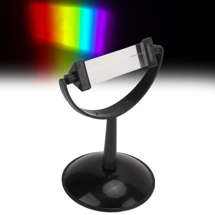 Pwshymi Prisme Optique en Verre pour Enseignement Physique de la ...