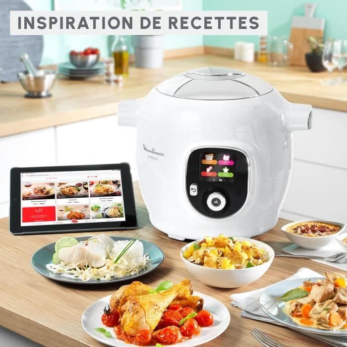 Cookeo+ Multicuiseur Intelligent Haute Pression, 6 L, 80 Recettes ...