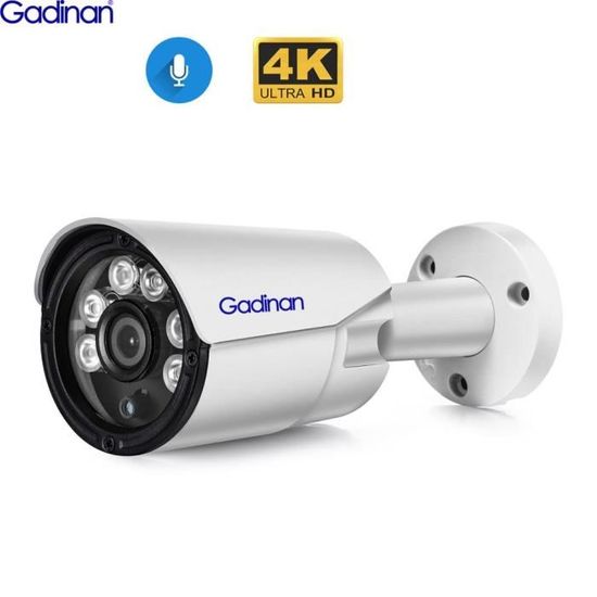 48V POE 5MP - 3,6 mm - Caméra De Surveillance Bullet Extérieure Ip Poe ...